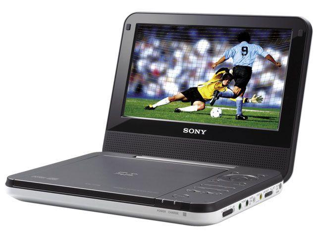 DVD Portátil LCD 7 polegadas Sony DV-PFX720 - Conexão USB / entrada ...