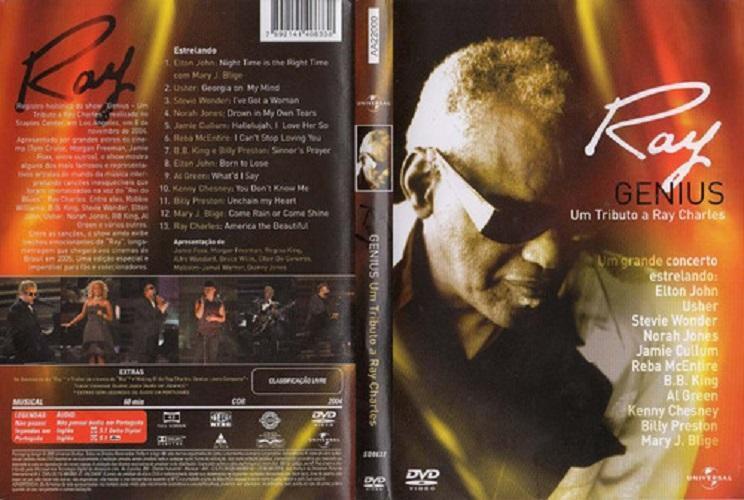 Dvd Ray Genius - Um Tributo A Ray Charles - Universal - Livros de Arte e Fotografia - Magazine Luiza