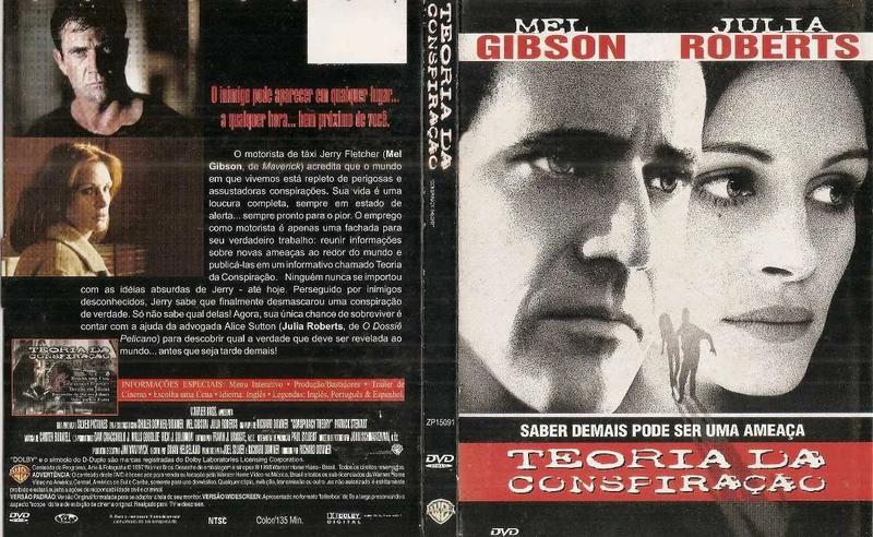 Dvd Teoria Da Conspiração - Mel Gibson e Julia Roberts - warner ...