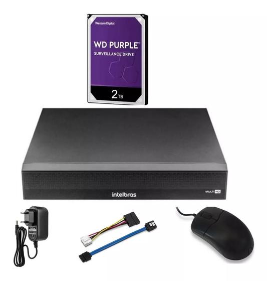Dvr 1016-c 16 Canais Mhdx Multi Hd Intelbras Hd 2 Tb Purple - Gravador de Vídeo / DVR - Magazine ...