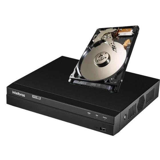 Dvr 4 canais Com Hd 1 Tb Intelbras - Gravador de Vídeo / DVR - Magazine ...