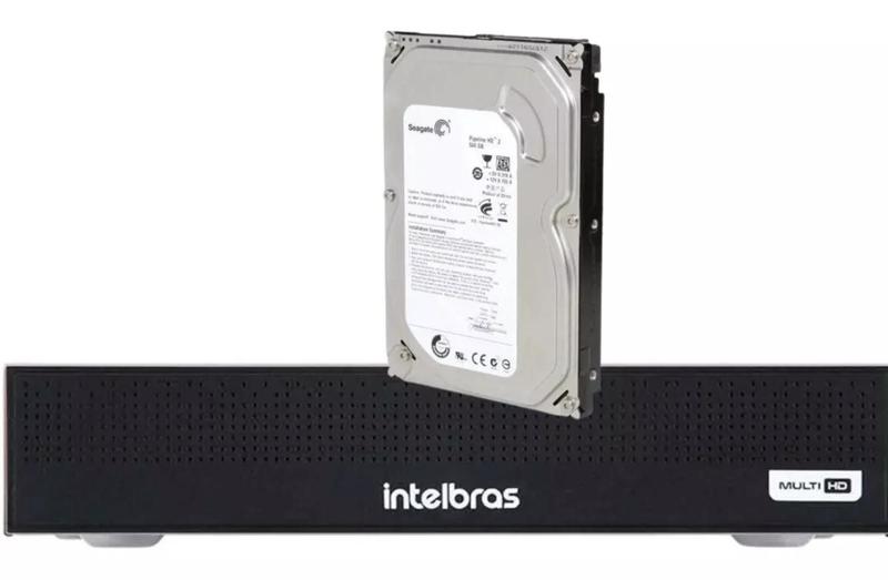 Dvr 4 Canais Intelbras Mhdx 1004 1080p Lite C/hd Instalado - Gravador ...