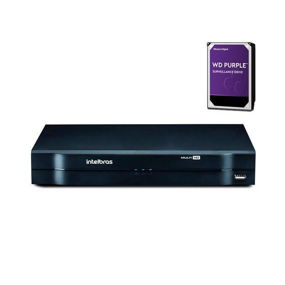 DVR Intelbras 4 Câmeras MHDX 1104 Multi HD Gravador de Vídeo 4 Canais ...