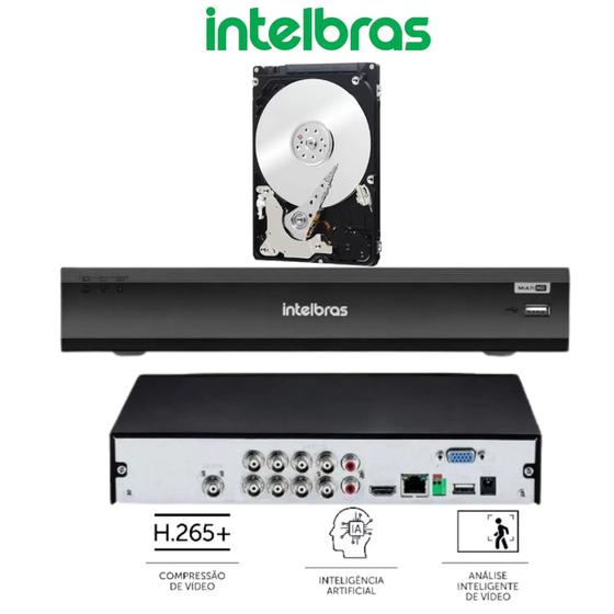 Dvr Intelbras 8 Canais iMhdx 3008 Hdcvi Ahd Hdtvi 5 Em 1 c ...