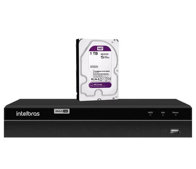 Dvr Intelbras 8 Canais MHDX 1208 Com HD 1TB H265+ FullHD - Gravador de ...