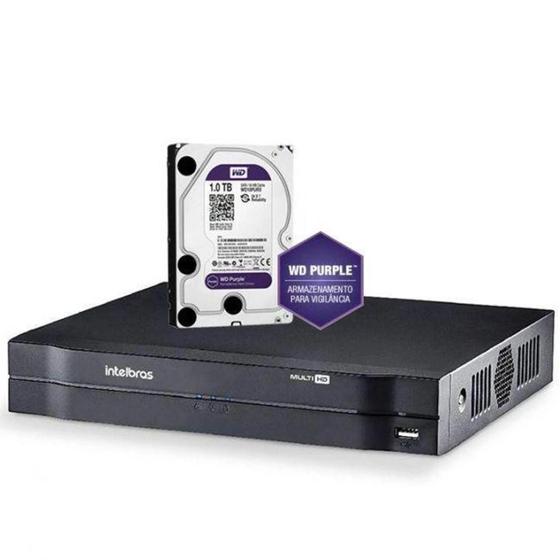 Dvr Intelbras Multi HD mhdx 1104 com HD 1TB purple - Gravador de Vídeo ...