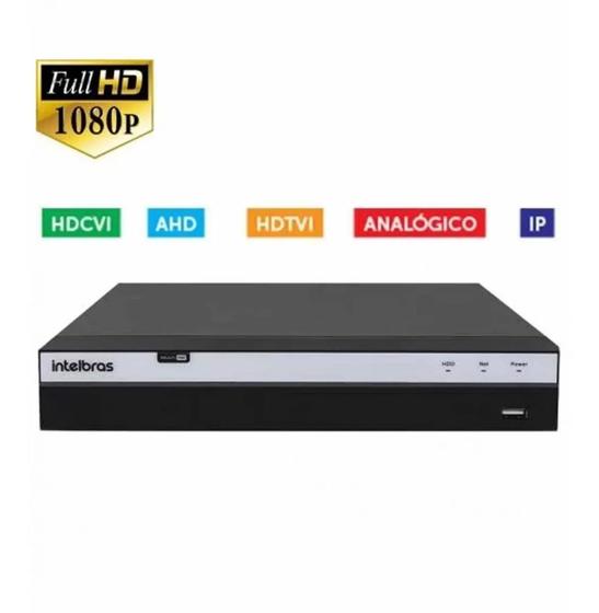 Dvr Mhdx 3104 1080p Full Hd 4 Canais 5x1 Intelbras - Gravador de Vídeo ...