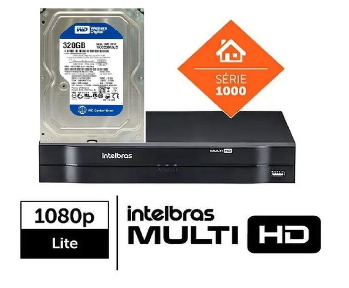 Dvr Stand Alone mhdx 1104 Multi HD 4 Canais C/Hd 320Gb - Intelbras ...