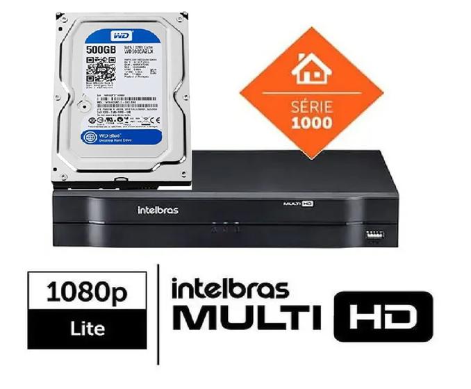Dvr Stand Alone mhdx 1104 Multi HD 4 Canais C/Hd 500Gb - Intelbras ...