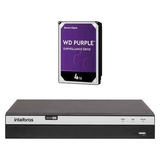 Dvr Stand Alone Multi HD 04 Canais 04 Megas LITE MHDX 3104 + HD 4 Teras ...