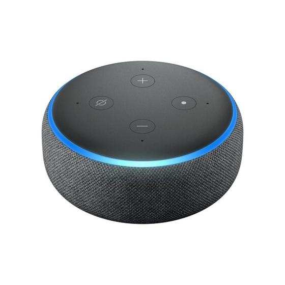 Echo Dot 3A Geração Smart Speaker Com Alexa Preta Amazon - Smart ...