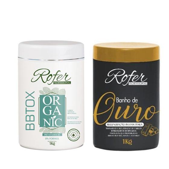Economize no Combo! Botox Orgânico Zero Formol 1Kg + Banho de Ouro 1Kg ...