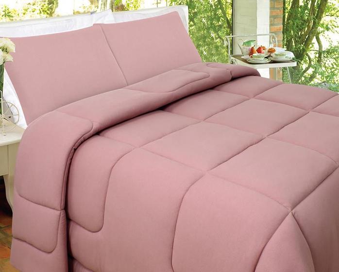 Edredom de Malha Zelo Casal - 100% Algodão - Blush - Edredom - Magazine ...