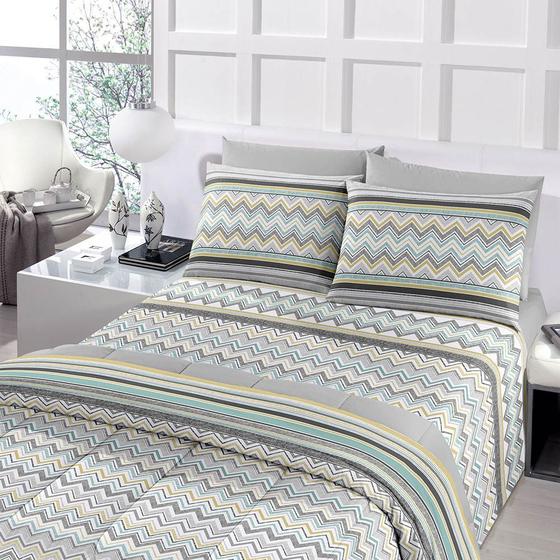 Edredom - Solteiro - Royal - Nicolas - 100% Algodão - Santista ...