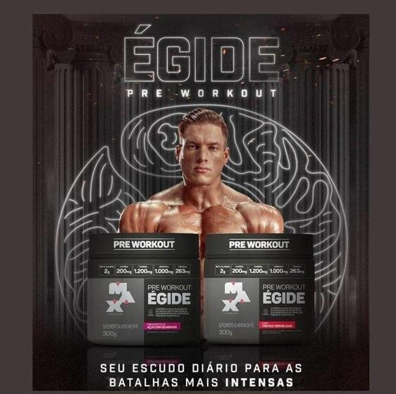 Égide Pre-Workout (150g) - Sabor: Limão - Max Titanium - Pré Treino ...