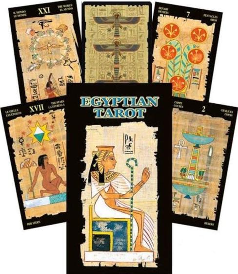 Egyptian Tarot Deck Tarô Egípcio Baralho de Cartas de Oráculo - Tarô ...