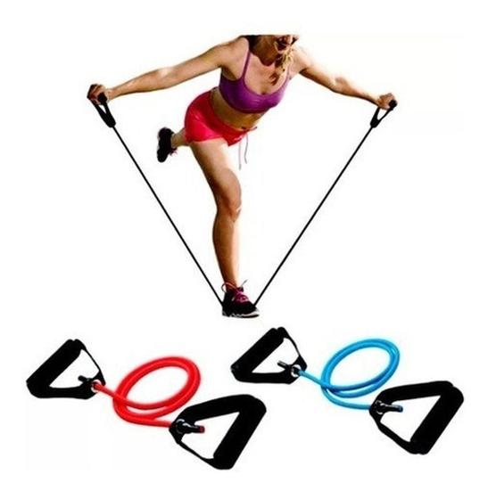 Elástico Extensor Academia Musculação Powertube + Tubefit - Mbfit ...