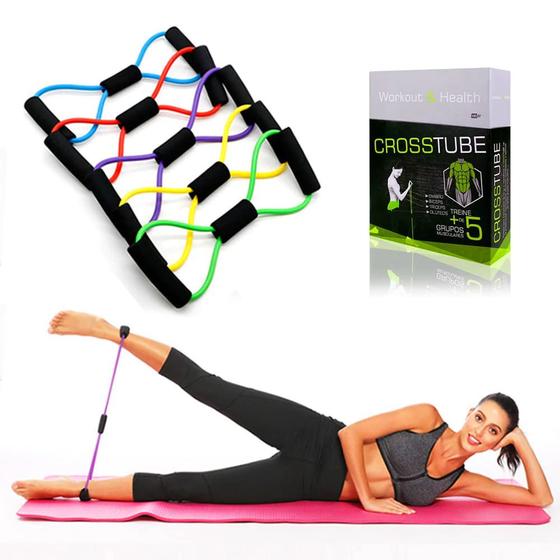 Elástico Extensor Cross Tuber Tensão Leve para Musculação - MBFIT ...