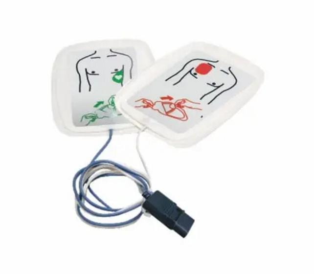 Eletrodo de Choque Adesivo Conector Para uso no Desfibrilador Adulto e Infantil - CMOS Drake ...