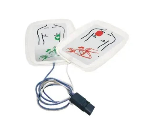 Eletrodo de Choque Adesivo Conector Para uso no Desfibrilador Adulto e Infantil - CMOS Drake ...