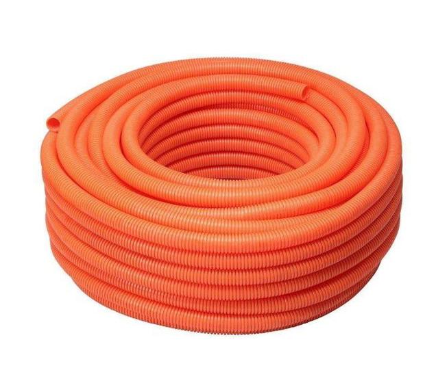 Eletroduto Corrugado Krona Laranja Flexível/Reforçado 25mmx50m ...
