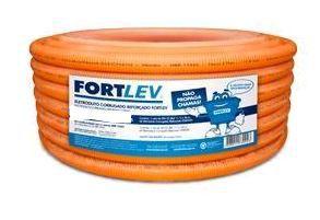 Eletroduto Flex Laranja Reforçado 25mmx50mt - Fortlev - Conduíte ...