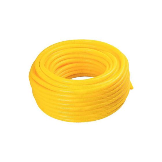 Eletroduto Flexível Corrugado 1/2'' com 50 Metros Amarelo - Tramontina ...