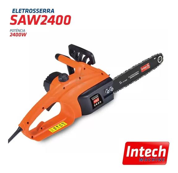 Eletrosserra Elétrica Motoserra 16 Pol 2400w Saw2400 Intech - INTECH ...