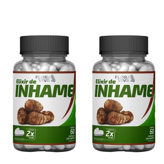 Elixir de Inhame 500mg 60 cápsulas Kit com 2 - WORLD ECOMMERCE ...