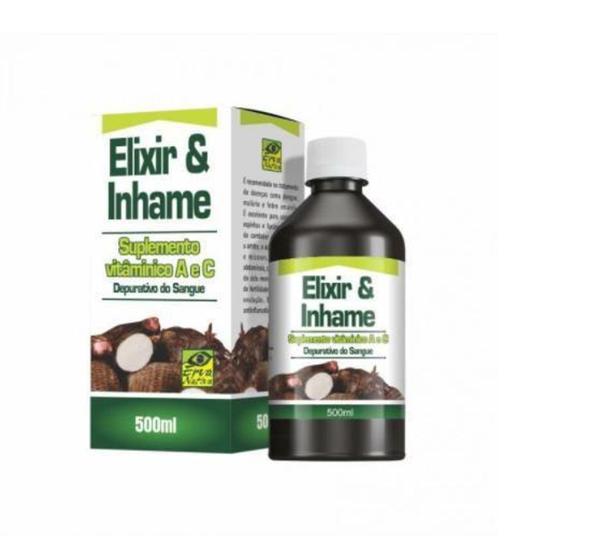 Elixir De Inhame Depurativo Do Sangue Suplemento Vitaminico - Erva ...