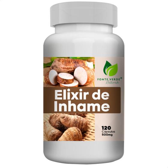 Elixir de Inhame Puro 120 Cáps - Fonte Verde - Legumes - Magazine Luiza