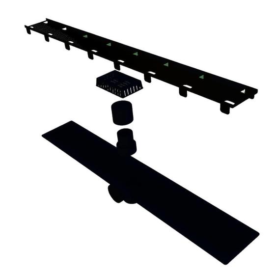 Elleve - Ralo Linear Smart Tampa Oculta Sifonado 60Cm - Ralo / Grelha ...