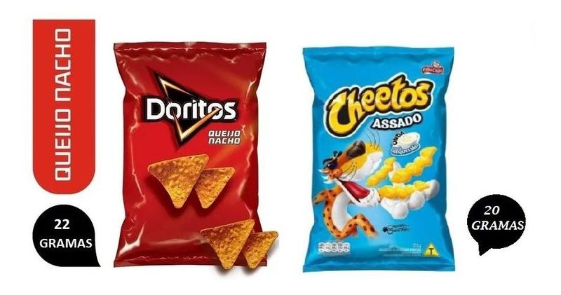 Elma Chips Doritos + Cheetos Requeijão Caixa C/ 50un Total - Salgadinhos e Aperitivos - Magazine ...