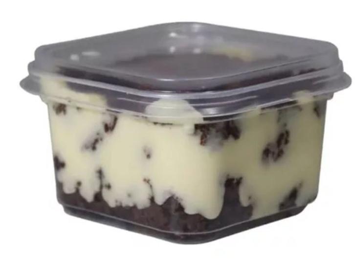 Embalagem G377 Pote Quadrado Freezer e Micro Ondas 250ML com 50 ...