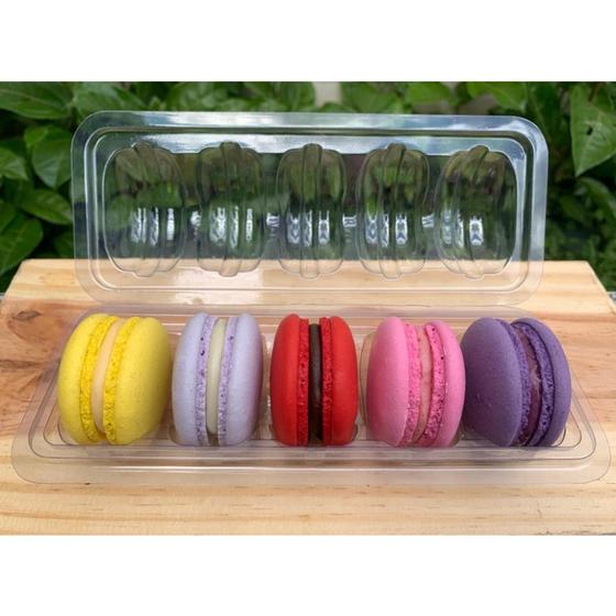 Embalagem para 5 Macarons Grandinhos - 40 unidades - Center Pack Rio - Cozinha Industrial ...