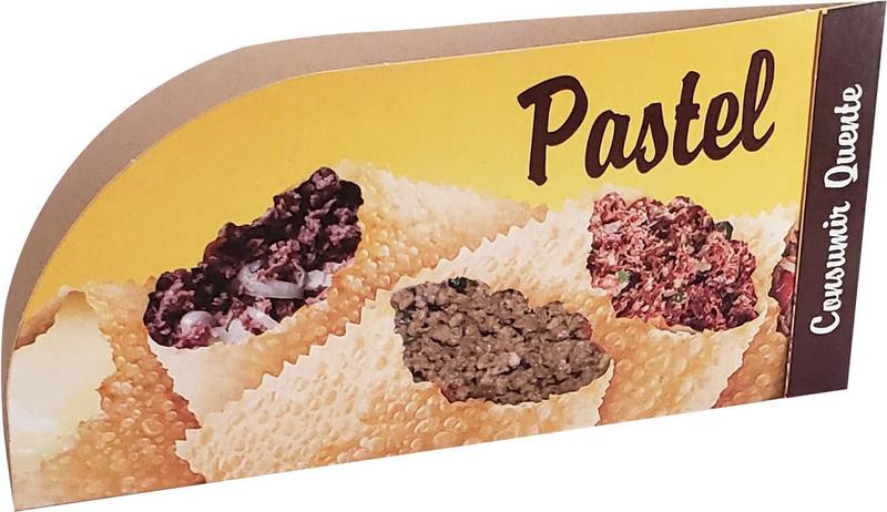 Embalagem Para Pastel Balcão Com 200 Unidades - 52 Gráfica - Pegadores ...