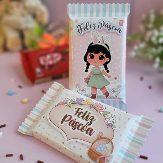 Embalagem personalizada para chocolate Kit Kat tema Páscoa - Garli ...