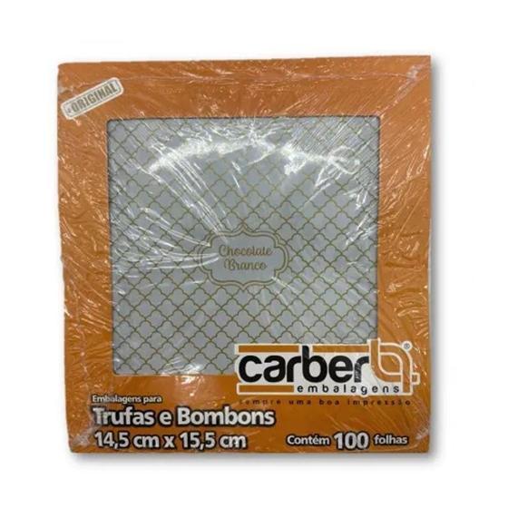 Embalagem Trufa Beijinho 14,5cm x 15,5cm c/100 Carber - Embalagem para ...