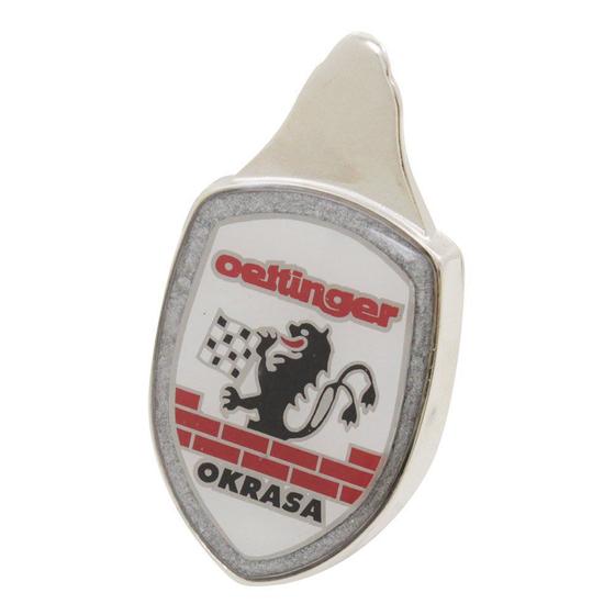 Emblema Brasão Capô VW Fusca até 1966 Modelo Resinado Okrasa Oettinger ...