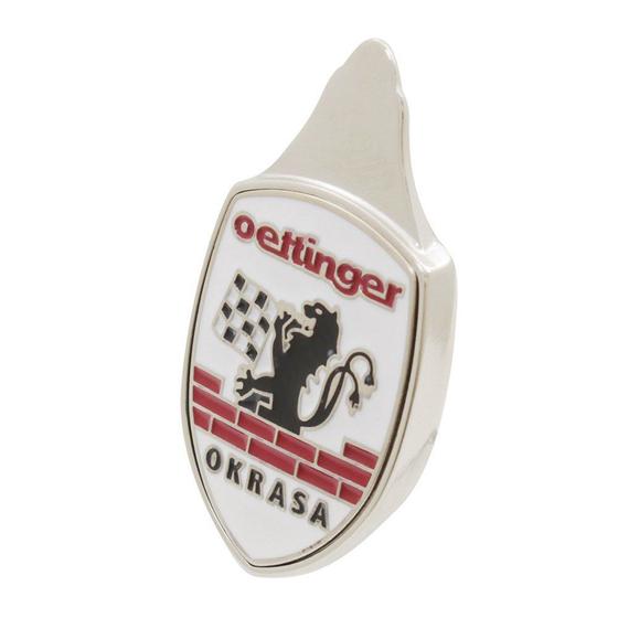 Emblema Brasão do Capô Okrasa Oettinger VW Fusca até 1966 - Bunnitu ...