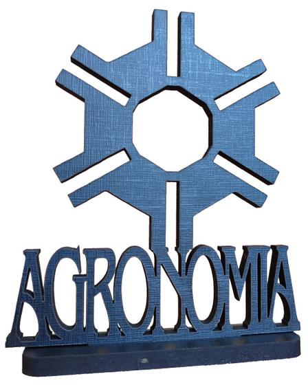 Emblema de mesa, símbolo profissão agronomia formatura - Wood Art ...