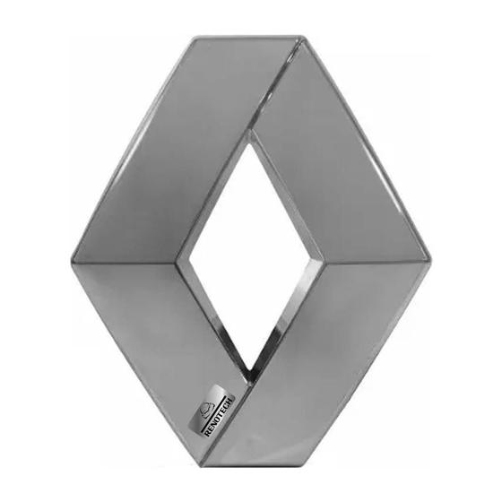 Emblema Dianteiro Logo Renault Clio Logan Sandero Symbol - Renault ...