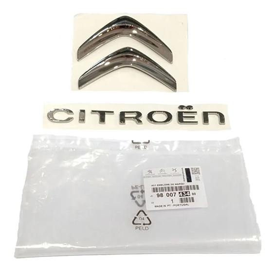 Emblema Tampa Traseira Original Citroen C3 2013 A 2019 - Novo - PSA ...