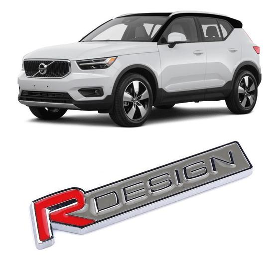 Emblema Volvo R Design V40 V60 S60 Xc60 S90 Xc90 C30 T5 T6 - Prime ...