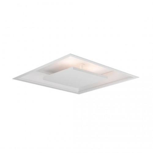 Embutido Led Picture Luz Indireta 49x49cm Branco/Branco - New Line ...