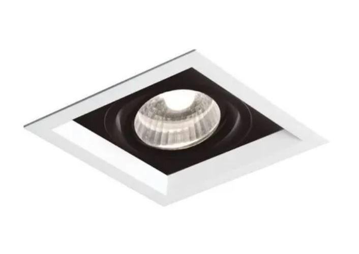 EMBUTIDO PAR20 SIMPLES RECUADO BRANCO E PRETO 11x11CM - REVOLUZ - Spot - Magazine Luiza