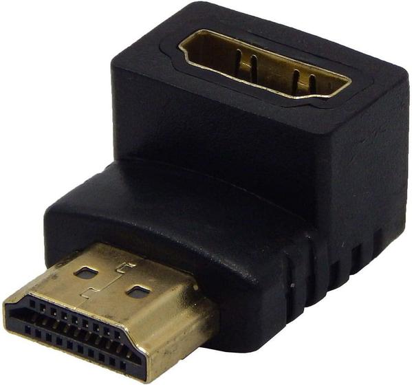 Emenda Hdmi Femea X Femea L Articulada Oem Global - Adaptadores ...