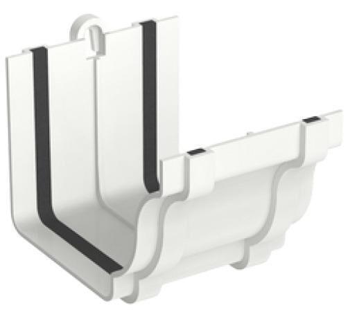 Emenda para Calha PVC Tigre Aquapluv Style 132x89mm Branco - Emenda ...