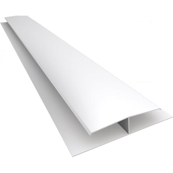 Emenda Pvc "H" Rígida Branco 6m 011 Plasbil - Emenda para Calha ...