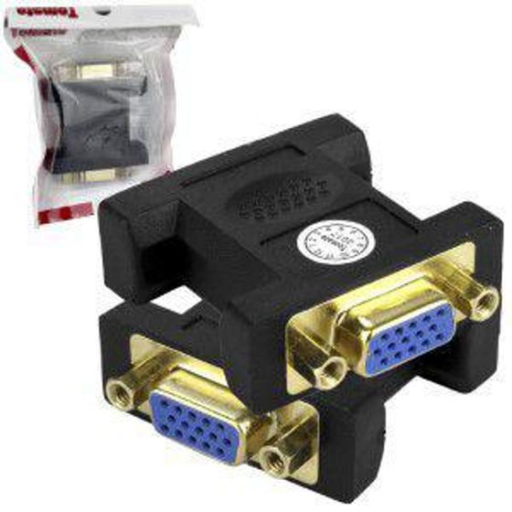 Emenda VGA Femea X VGA Femea Preto Emenda Tomate - Adaptadores ...
